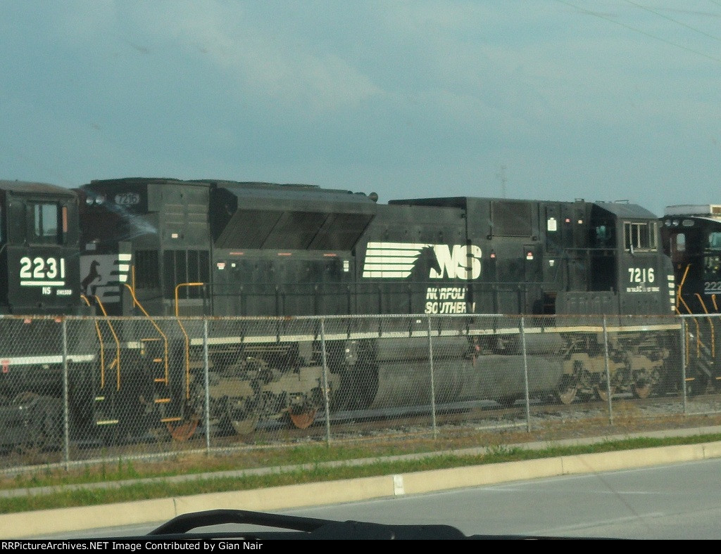 Norfolk Southern SD80MAC At the Juanita Shops.